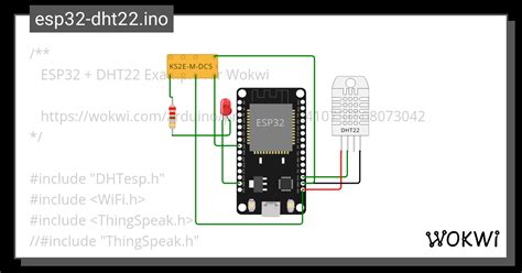 esp32-dht22.ino - Wokwi ESP32, STM32, Arduino Simulator