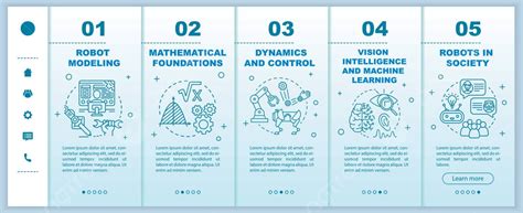 Mobilefriendly Robotics Onboarding Template With Linear Illustrations And Webpage Walkthrough