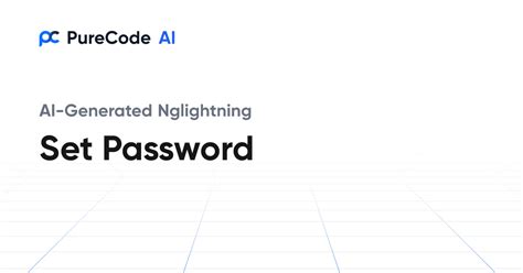 Build Great Nglightning Set Password Components Faster Using Ai Tools