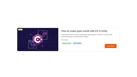 tailwindcss components for elearning componentland