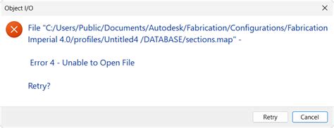 Unable To Create Folder The System Cannot Find The Path Specified When Creating A Profile In