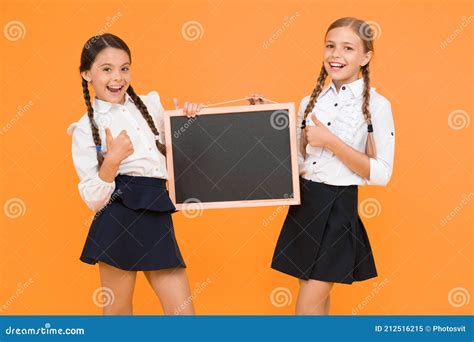 Cute Pupils Smiling At Camera With Pe Teacher Royalty Free Stock Photo Cartoondealer Com