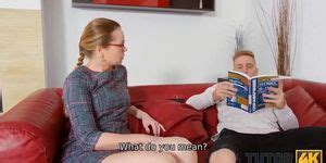 TUTOR4K Nerdy Physics Tutor And Babe Have Sex After Switching Roles Tnaflix Com