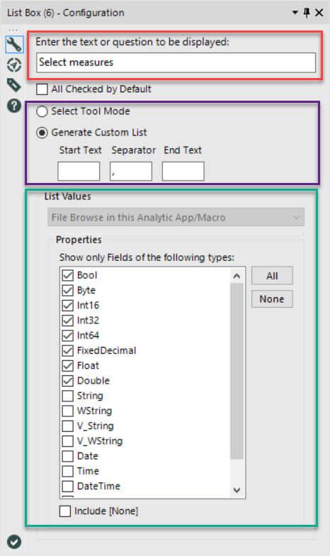 Making An App With The List Box Tool In Alteryx The Data Babe