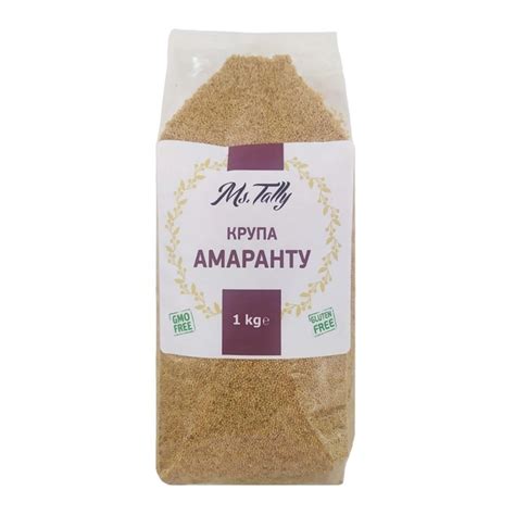 Крупа амаранта без глютена “Ms. Tally” 1 кг от продавца: Healthy ...