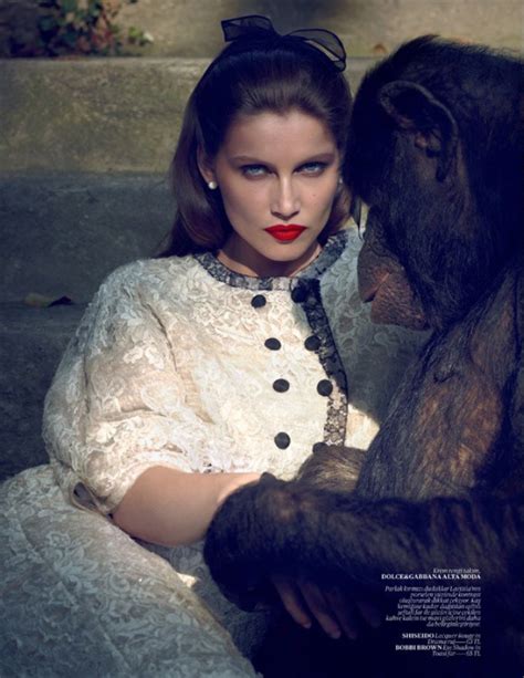 Laetitia Casta Wears Dolce Gabbana For Vogue Turkey By Sean Seng Fashion Gone Rogue