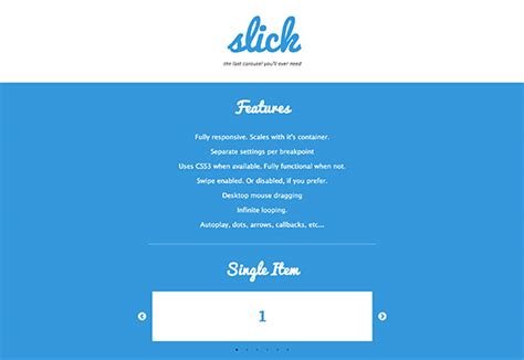 Slick Jquery Carousel Plugin Freebiesbug