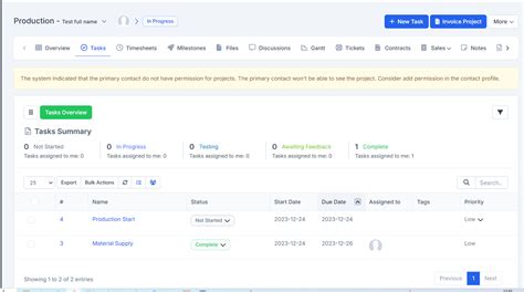 Project Task Manage For Perfex Crm By Halilaltndg Codecanyon