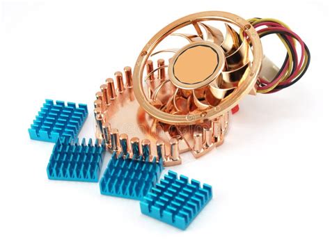 Kleine Ventilator Voor Microprocessor Stock Foto Image Of Draaien