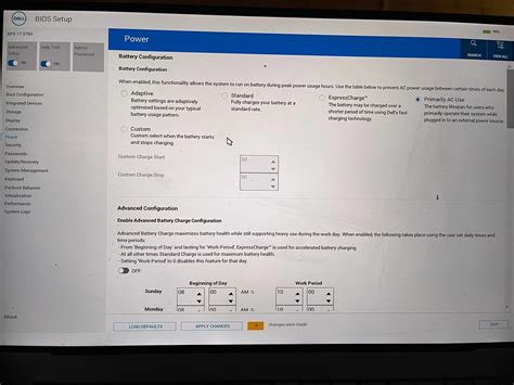 ‎no Usb Powershare Option In Bios Xps 17 9700 Bios 120 Dell Technologies