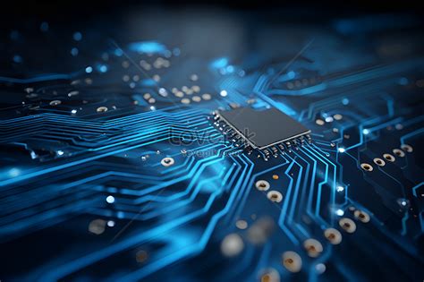 전자 회로 보드의 칩