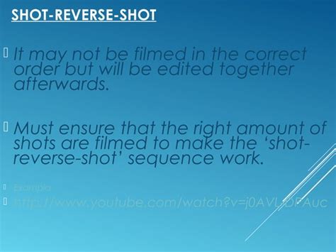 continuity editing ppt