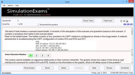 Download Exam Simulator For CCNA With NetSim