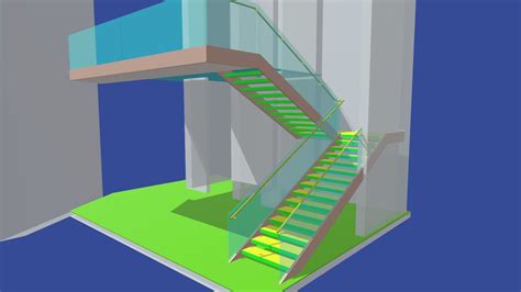 Interior Stair Model Discovery Lot 10 3d Model By Jd Stairs Jkwebster14 [46f9b6f] Sketchfab