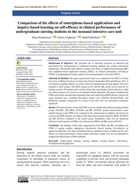 Pdf Comparison Of The Effects Of Smartphone Based Applications And Inquiry Based Learning On