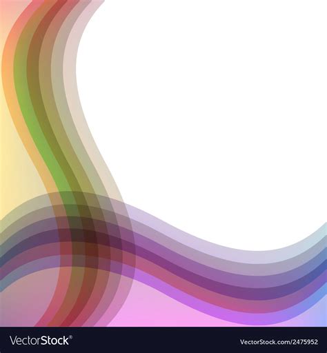 Abstract Colorful Waves Seamless Pattern Vector Image