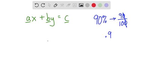 Solved Translate The Given Statement Into One Or More Linear Equations