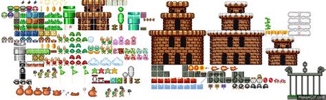 Punch Smb On Snes Sprite Sheet On Make A 
