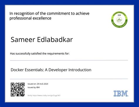 Sameer Edlabadkar On Linkedin Im Happy To Share That Ive Obtained A