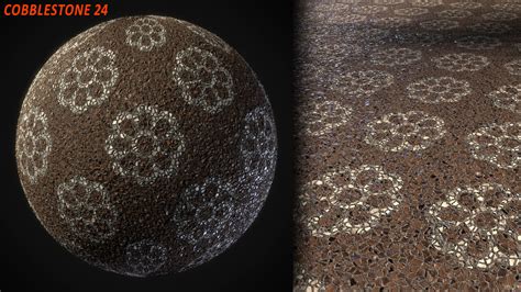 Artstation 30 Realistic Cobblestone Base Material Vol01 Texture