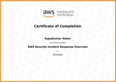 Sujaykumar Adoor On Linkedin Excited To Announce That Ive Successfully Completed My Amazon Web…