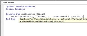 Como Usar En Access Y VBA El Comando DoCmd OpenForm Para Abrir Un Formulario Access Excel