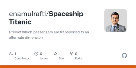 Spaceship Titanic Spaceship Titanic Ipynb At Main · Enamulrafti Spaceship Titanic · Github