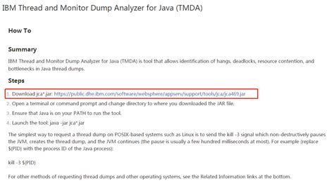 Jstack Analytical Tools Ibm Thread And Monitor Dump Analyzer For Java Programmer Sought