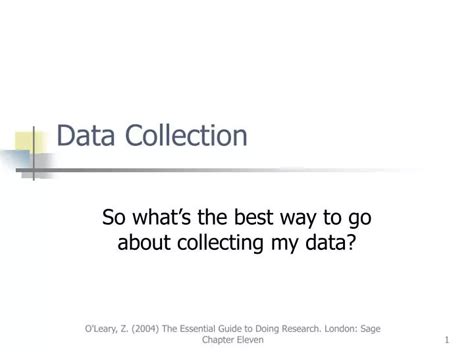 PPT Data Collection PowerPoint Presentation Free Download ID 1273930