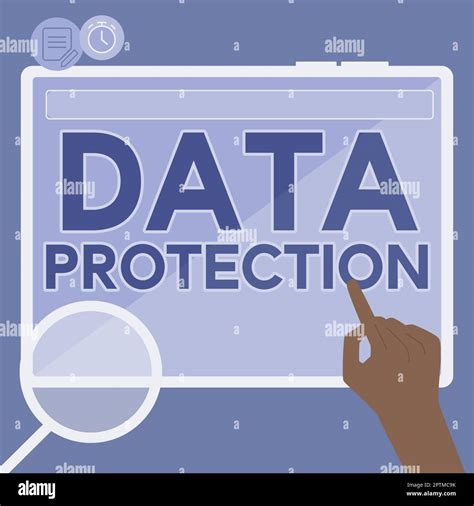 Hand Writing Sign Data Protection Business Overview Legal Control Over Access And Use Of Data