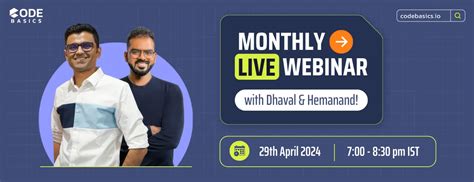 Da Bootcamp Monthly Webinar April 2024 Codebasics