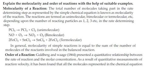 Vedupro Order Of A Reaction Defining The Order Of A Reaction