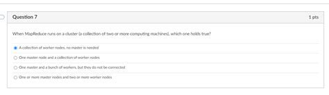 Solved Locality Of Dataoperation In Mapreduce Means Each