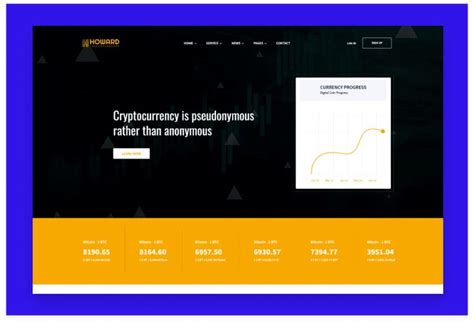 Howard Crypto Currency React Template React Js Templates And Themes Ecommerce Template