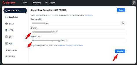 cloudflare turnstile integration bit form