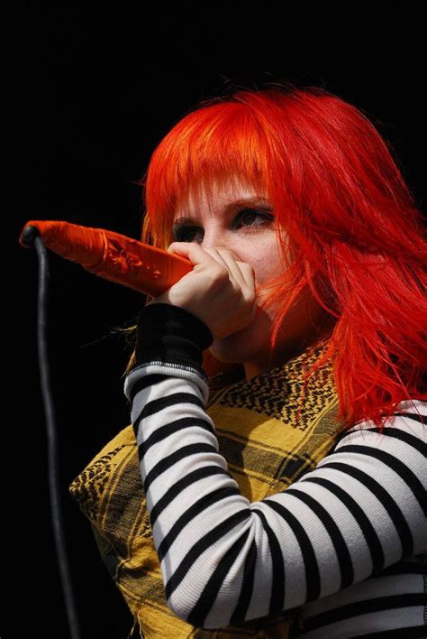 Hayley Williams Pressure Red Hair Bandas Bandas De Rock