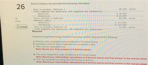 Solved Using The Weighted Average Method Of Process Costing Chegg Com
