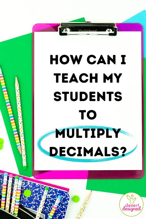 Teaching Multiplying Decimals Artofit