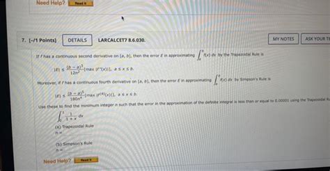 Solved If F Has A Continuous Second Derivative On [a B]