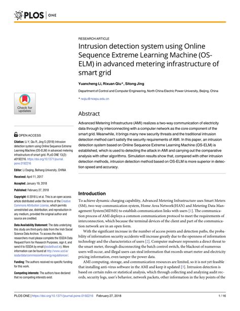 pdf intrusion detection system using online sequence extreme learning