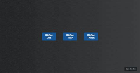 React Modal Codesandbox