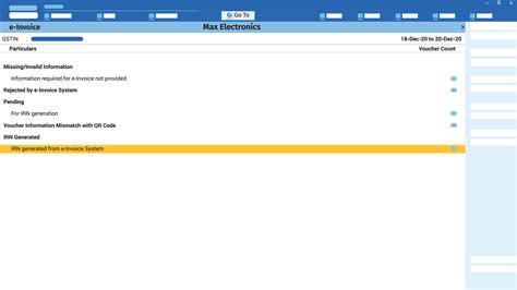 E Invoicing Management In TallyPrime Tally Solutions