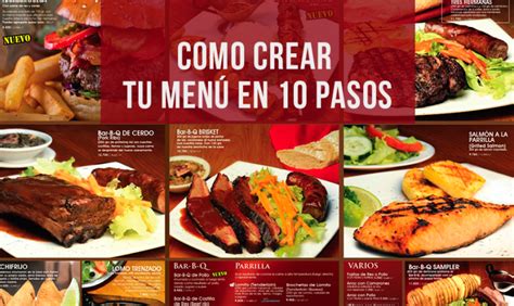 Como Crear Tu Menu En 10 Pasos Blog Servinox