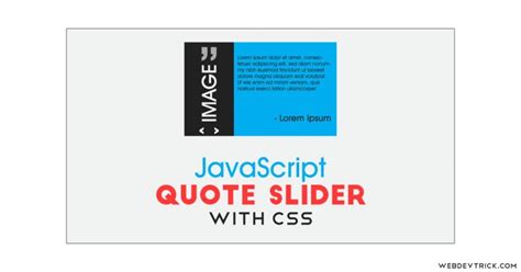 JavaScript Quote Slider With Controls And Like Button CSS JS Slides