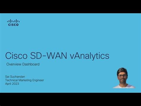 Joe Rubino On Linkedin Cisco Sd Wan Vanalytics Overview Dashboard