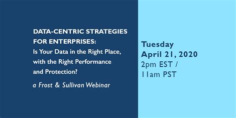 Data Centric Strategies For Enterprises Is Your Data In The Right Place