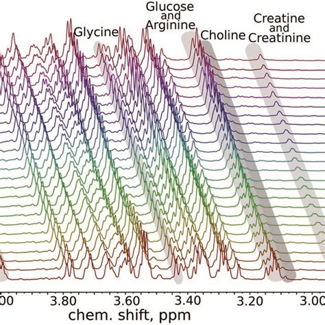 A Fragment From A Series Of Variable Temperature ¹h Nmr Spectra Peaks