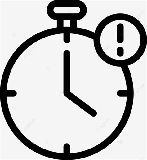Time Alert Minute Object Vector Alert Minute Object Png And Vector