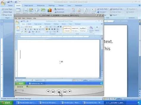 How To Insert Movie Files Into A MS Word Document Microsoft Office WonderHowTo