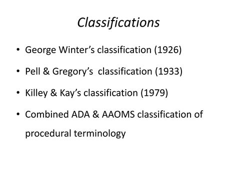 Third Molar Impaction Basic Pptx